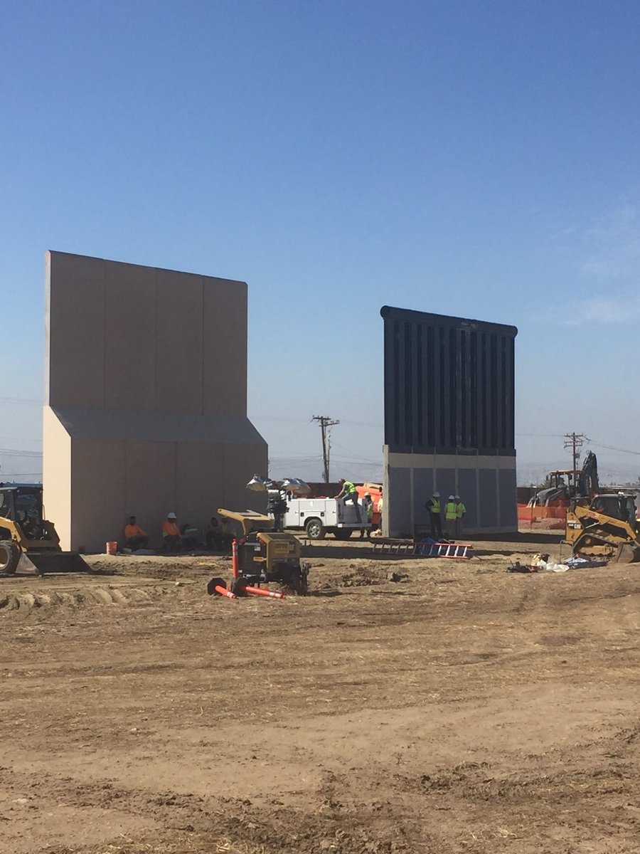 Homeland Security/CBP San Diego Display Border Wall Prototypes ...
